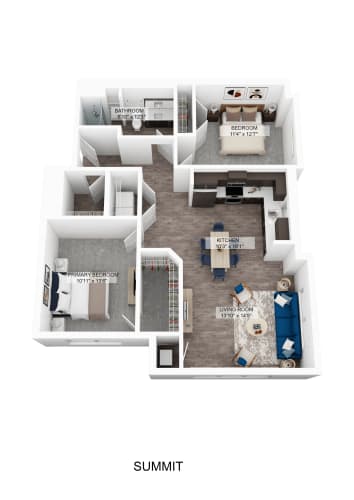 Floor Plans of Lofts on Rose - 62+ in St. Paul, MN
